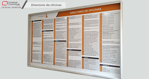 Directorio para oficinas archivos - Carteleras Corporativas