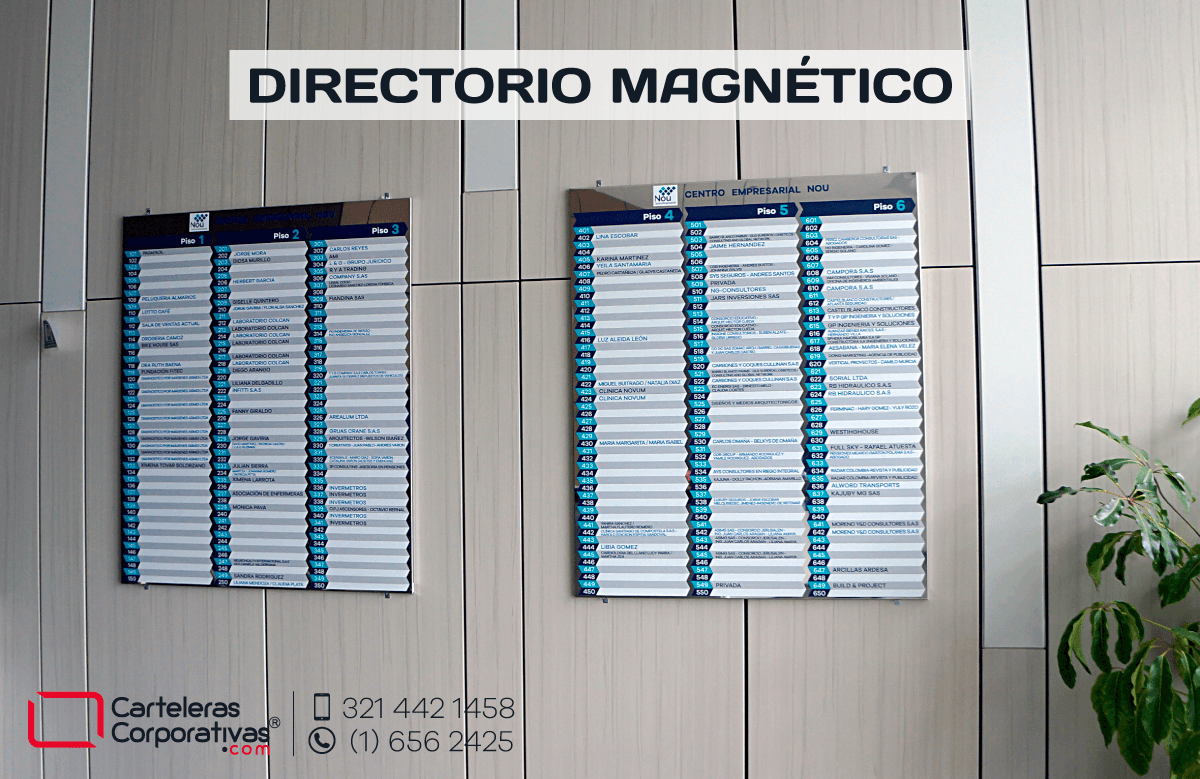 Directorio para oficinas archivos - Carteleras Corporativas